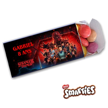 Smarties Stranger Things personnalisé - Bonbon Stranger Things
